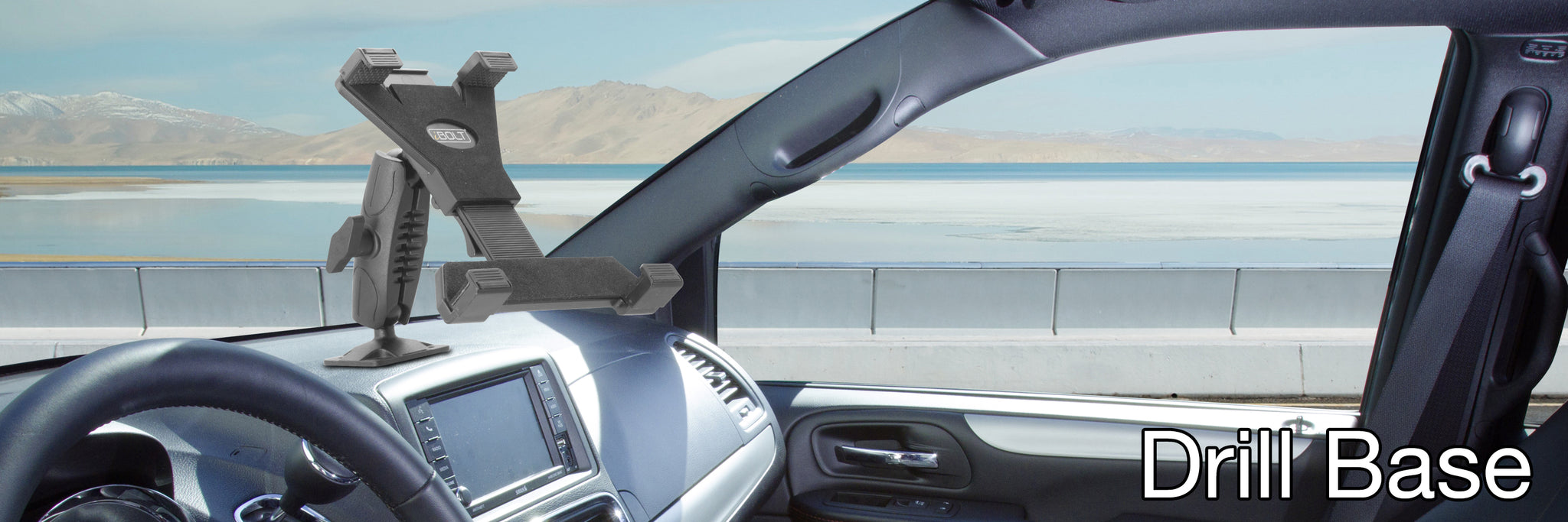 Heavy Duty Drill Base Tablet Mounts | Trucking & Public Safety | iBOLT