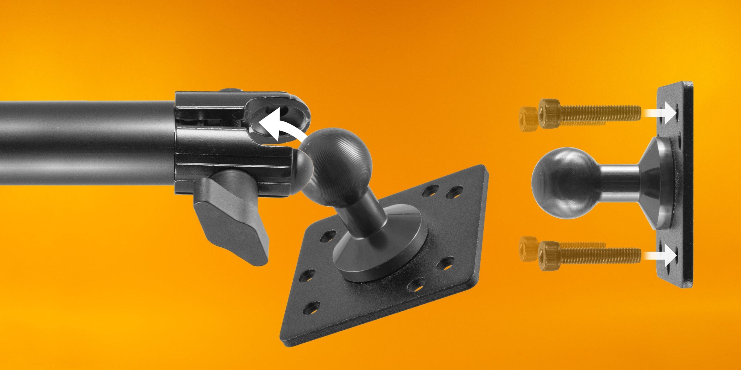 20mm ball adapters and mounts