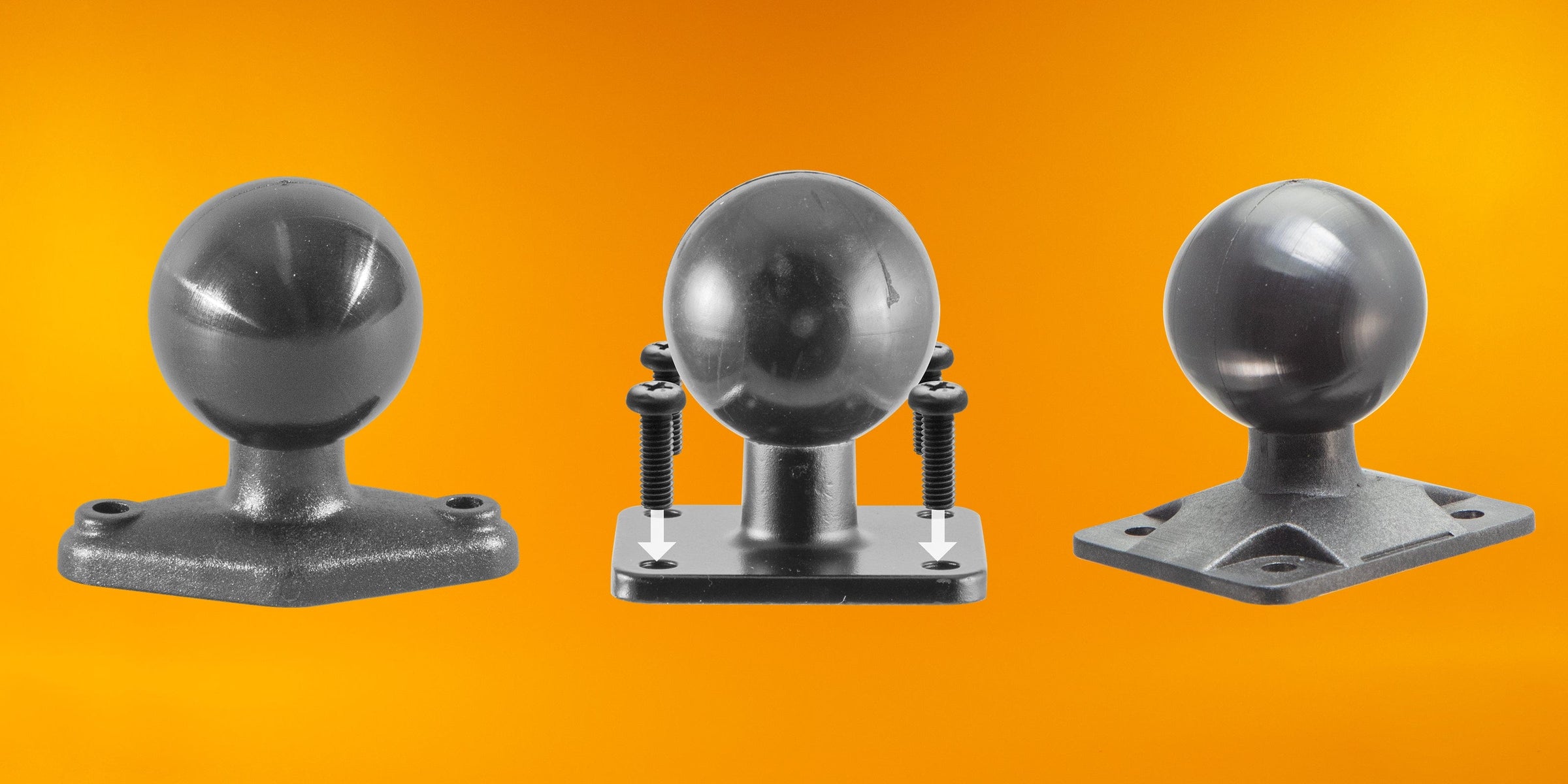 1.5 inch ball adapters and mounts