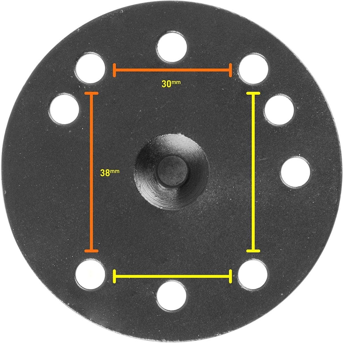 iBOLT™ 38mm / 1.5 inch Metal AMPS Round Adapter Plate
