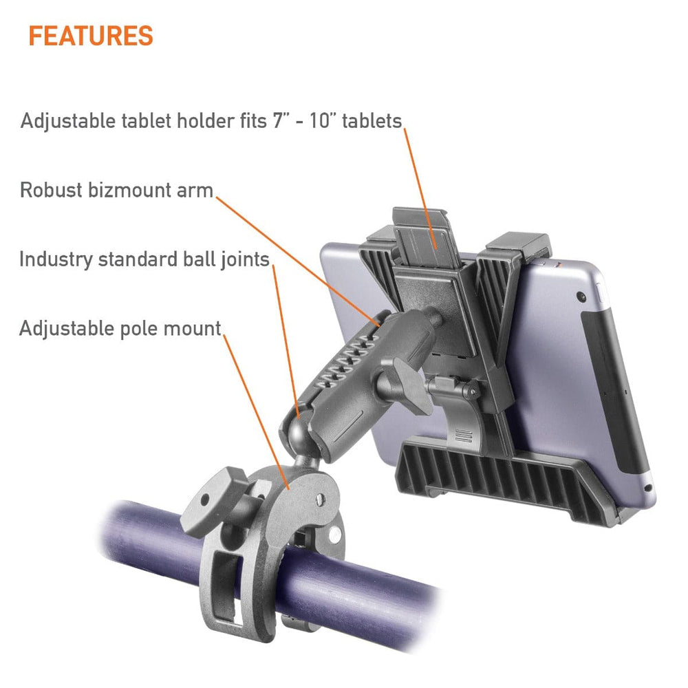 iBOLT TabDock™ Bizmount™ Clamp Heavy Duty Post/Pole Mount