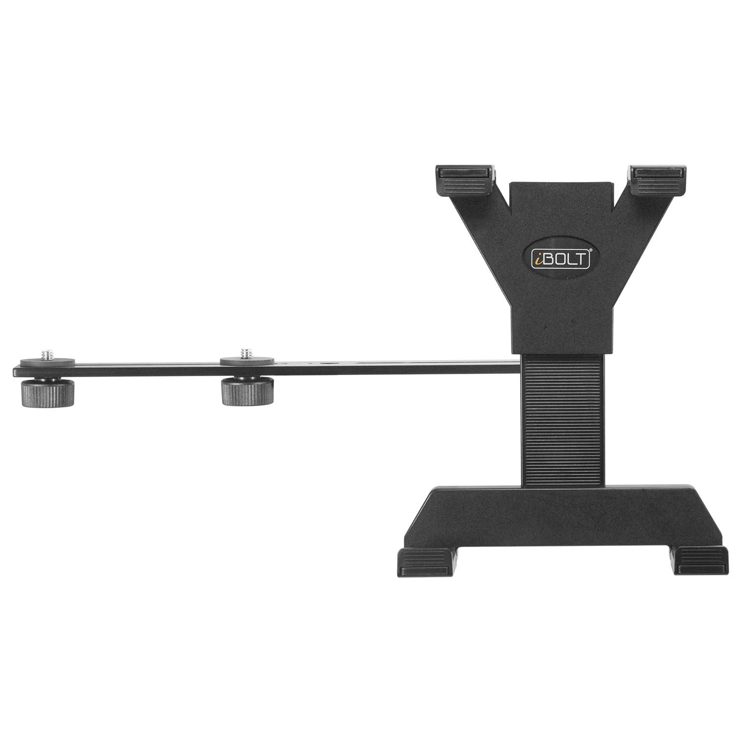 3 Camera Slide Bar with Tablet Holder - 10 inch for Tripod or Mount